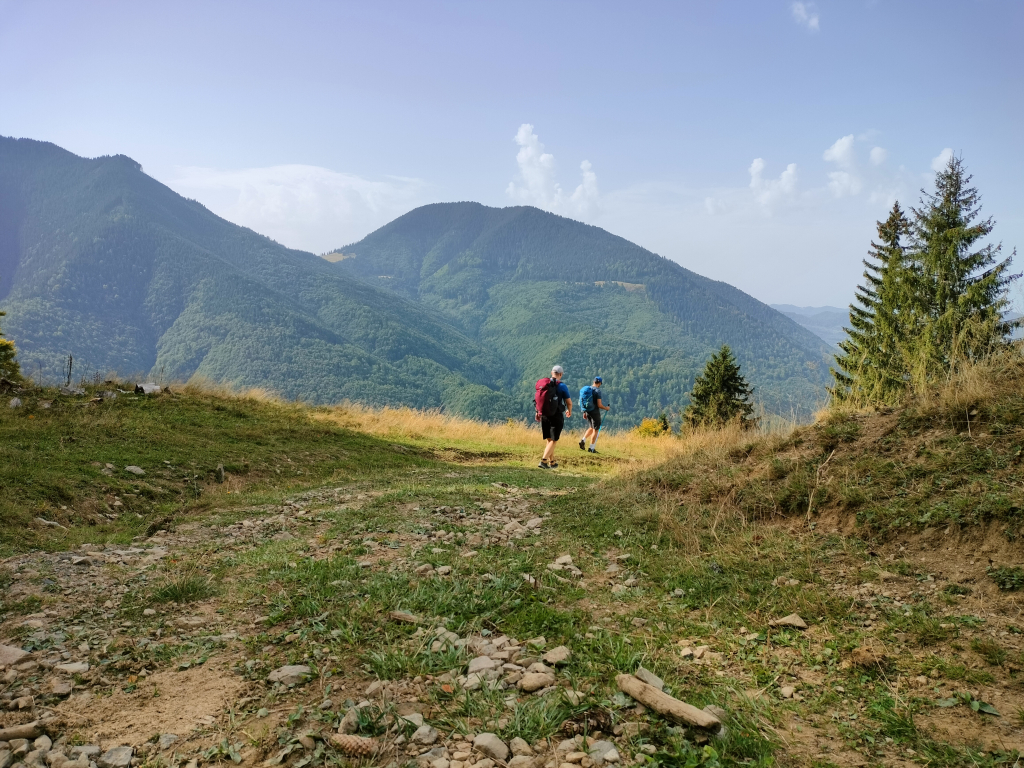 Walking along the Via Transilvanica near Bistrița - Travelling